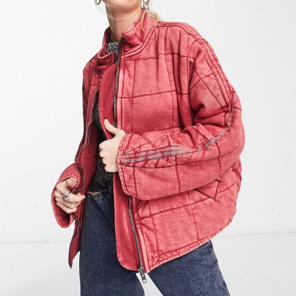 Free People | Jackets & Coats | Free People Dolman Quilted Jacket In ...